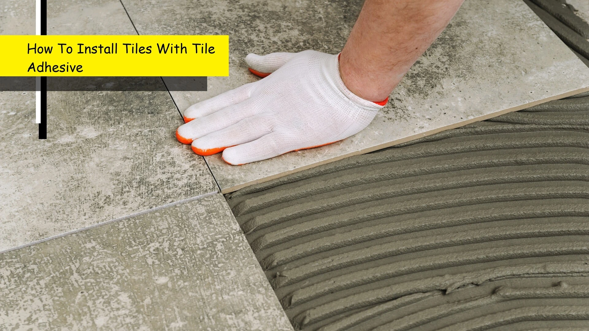 Adhesive Ceramic Tile How To Install Ceramic Wall Tile